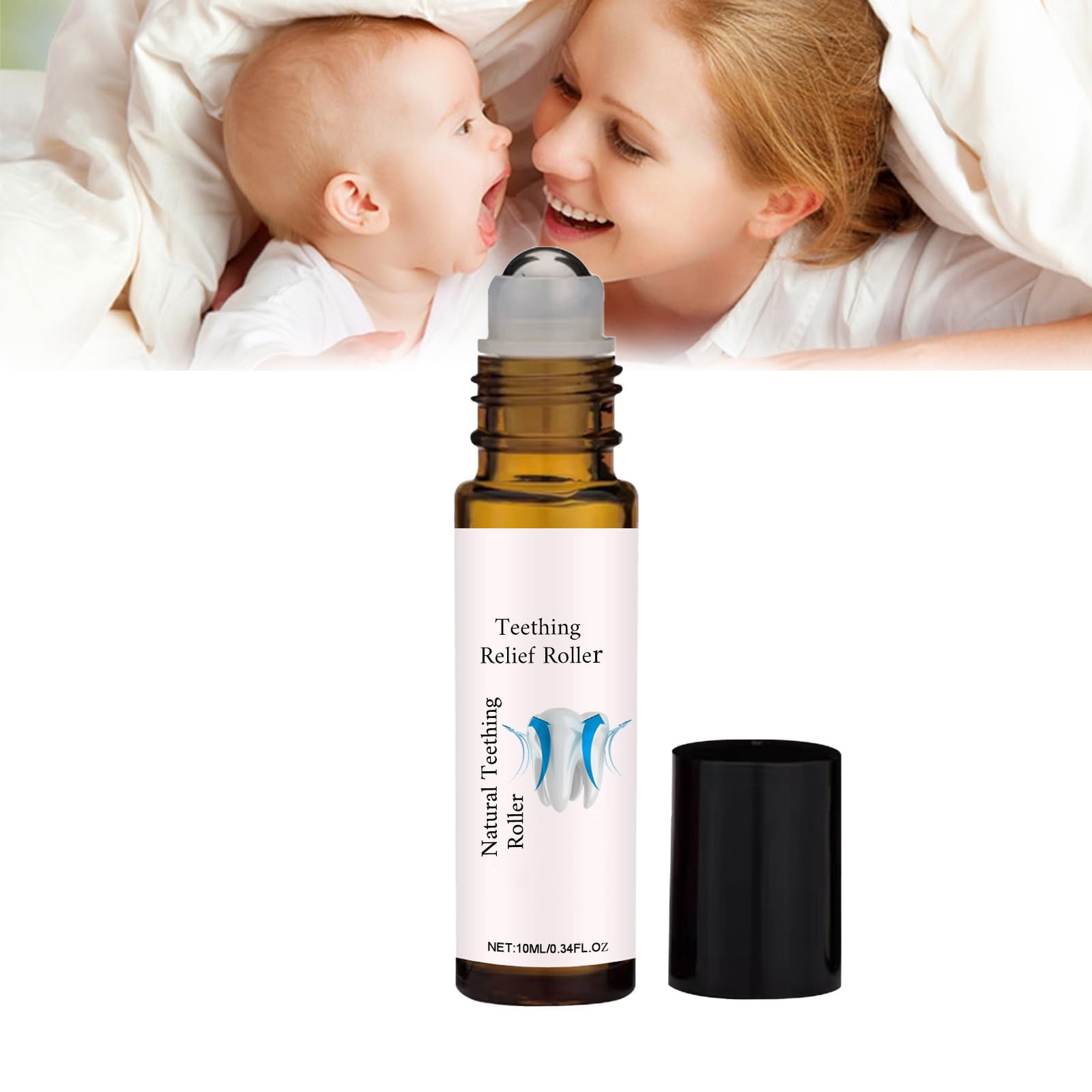 2pc Velaria Teething Roller, Velaria Teething Relief Roller, Teething ...