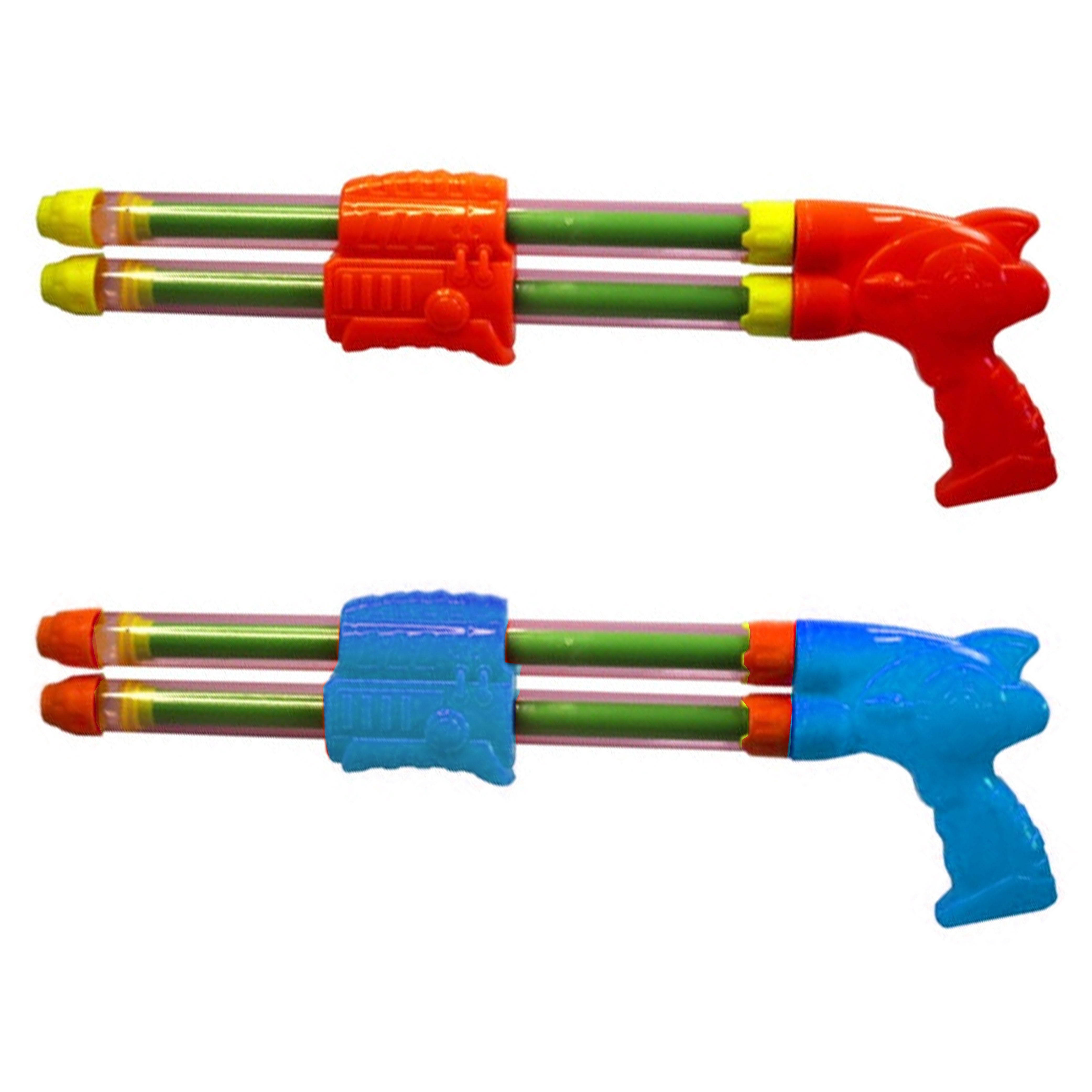 2pc Water Guns Double Shot Shooter Pump Blaster Pool Toy Kid Swimming ...