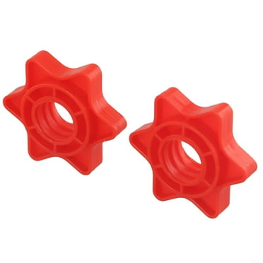 Clout Fitness Olympic Barbell Clamps Hex - Walmart.com