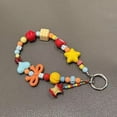 2pc handmade dopamine apple core colorful pendant, cute beaded phone ...