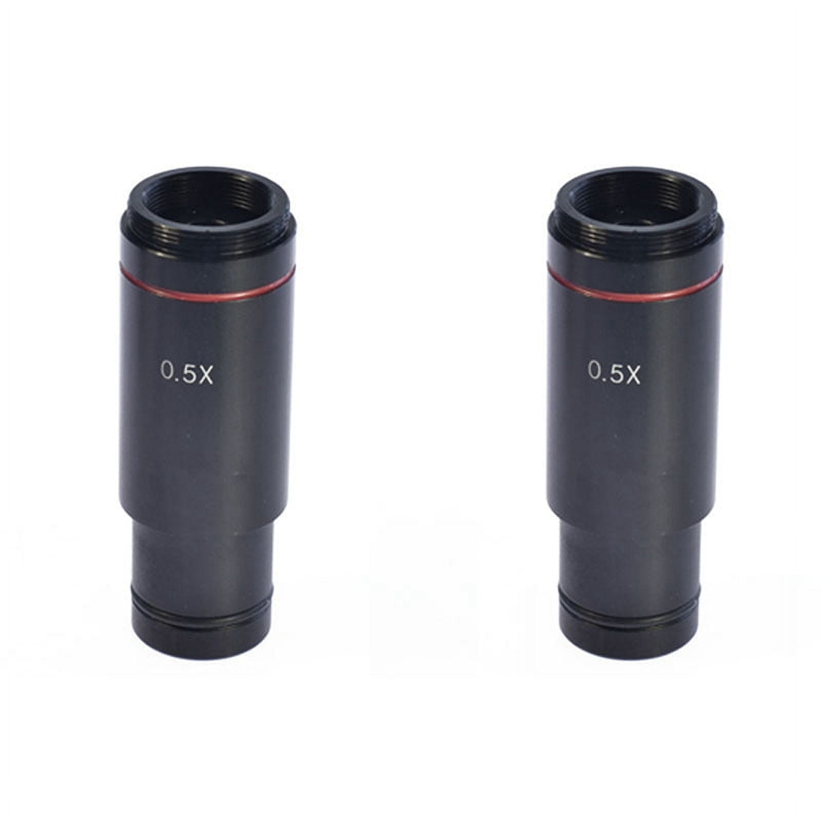 2pcs 0.5X C Mount Microscope Adapter 23.2mm Electronic Eyepiece ...