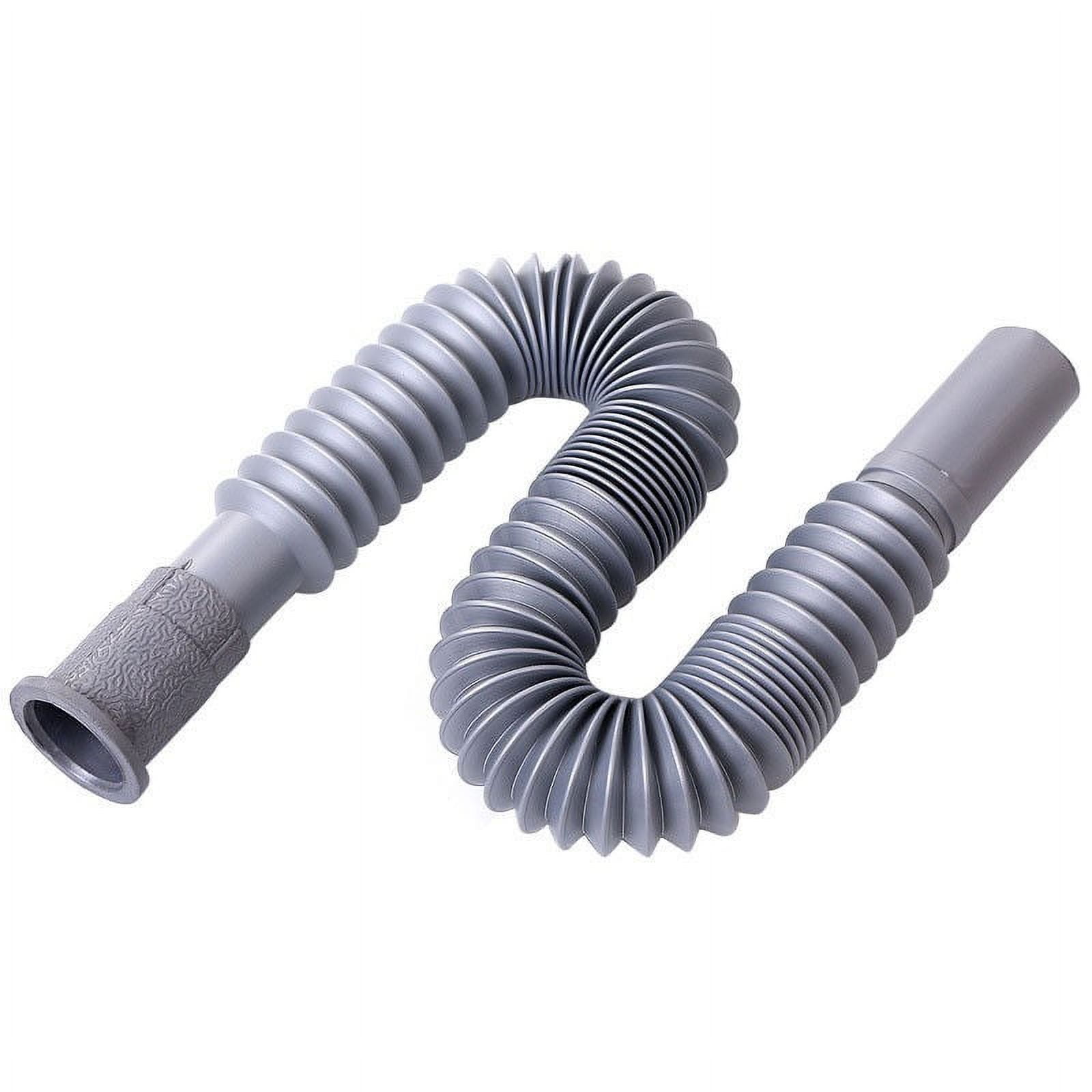 2pcs 1-1/4-Inch Retractable Drain Pipe S-Shaped Trap, General Plastic ...