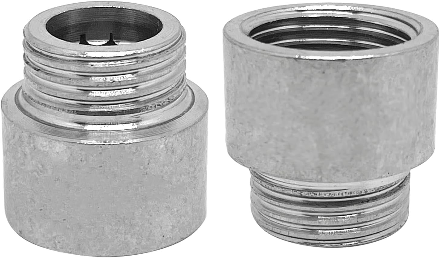 2pcs 1/2" G Male to 1/2" G Female Thread Shower Head Extension Arm ...