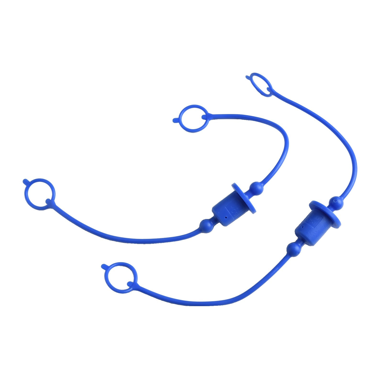 2pcs 1/2 ISO-A Hydraulic Coupler Quick Disconnect Fitting Dust Cap PVC ...