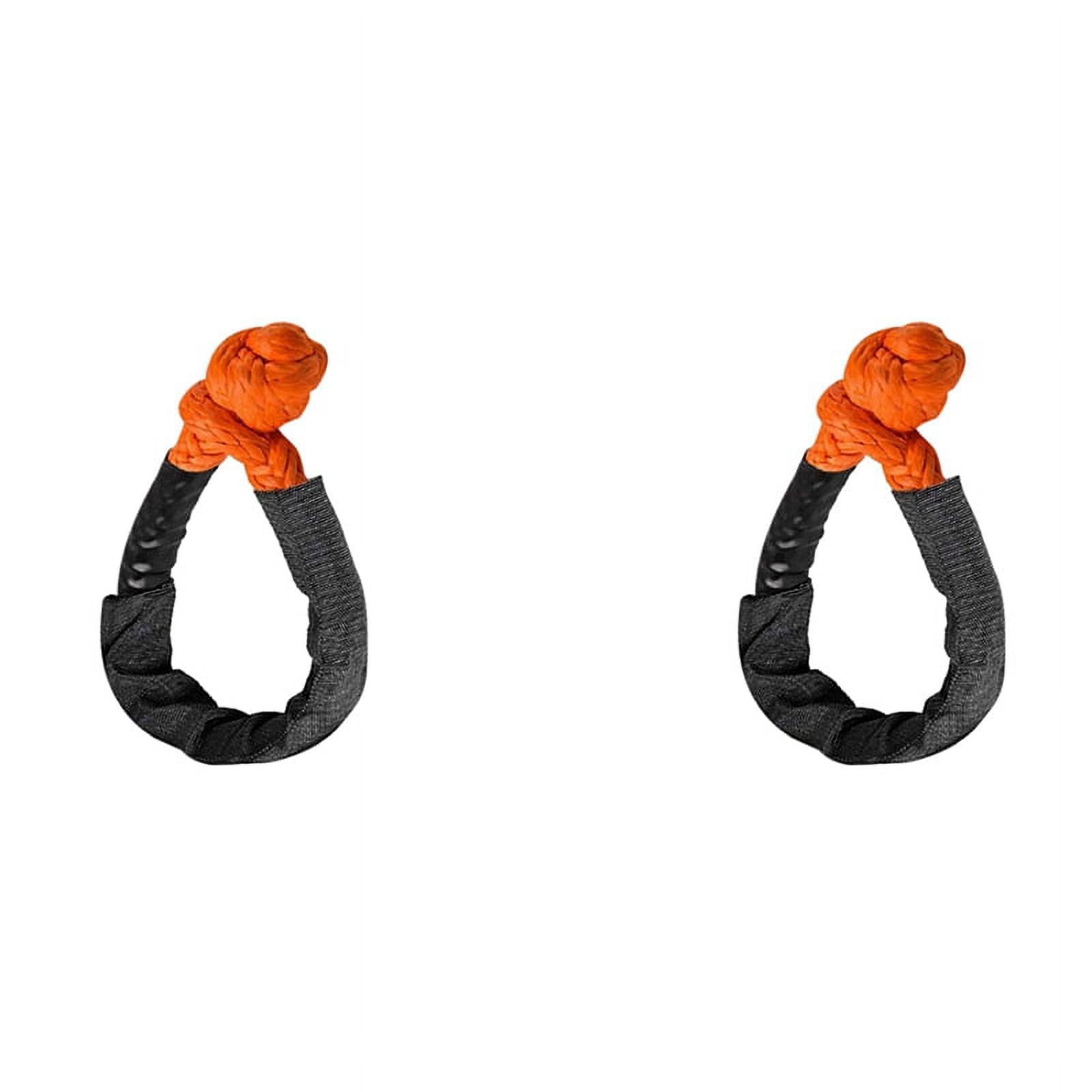 2pcs 1/2 Inch x 22 Inch Car Soft Shackle Rope Tow Rope Off Road Winch ...