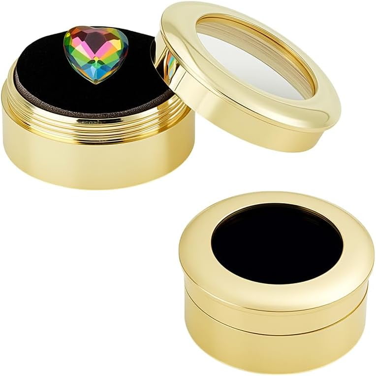 2pcs 1.26 Inch Rock Display Box Gemstone Display Box Collection Box ...