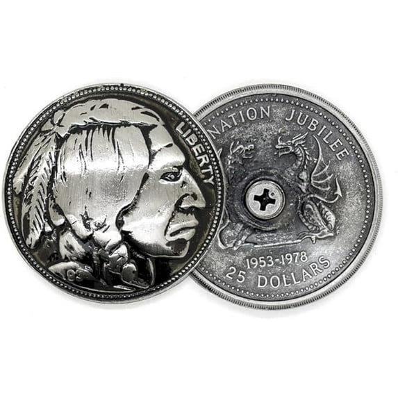 2pcs 1-3/8 Inches Indian Screw Back Conchos Cowboy Leathercraft ...