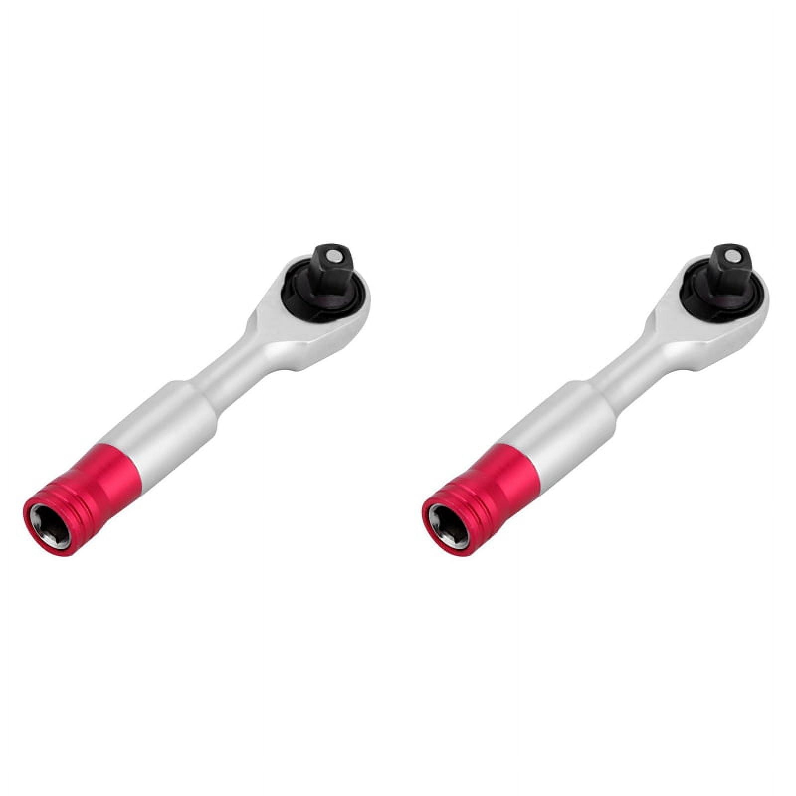 2pcs 1/4Inch 85MM Mini Torque Rachet Wrench Set Hand Repair Tool for ...