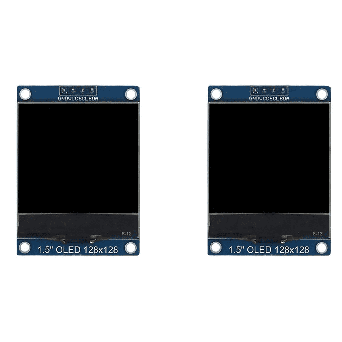 2pcs 1.5 Inch 4PIN OLED Module Display Screen SH1107 Drive IC 128x128 ...