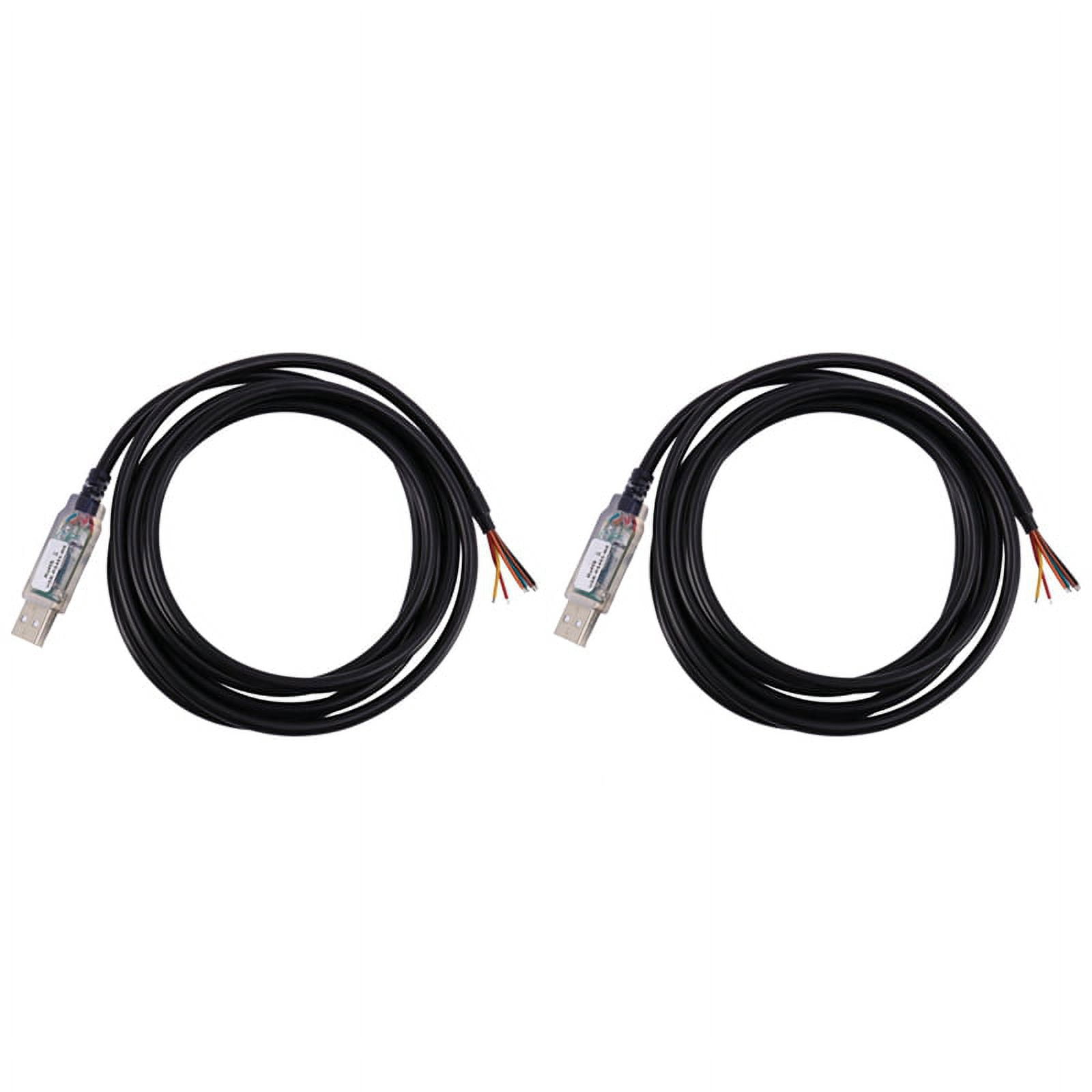 2pcs 1.8M Long Wire End,USB-Rs485-We-1800-Bt Cable,USB to Rs485 Serial ...