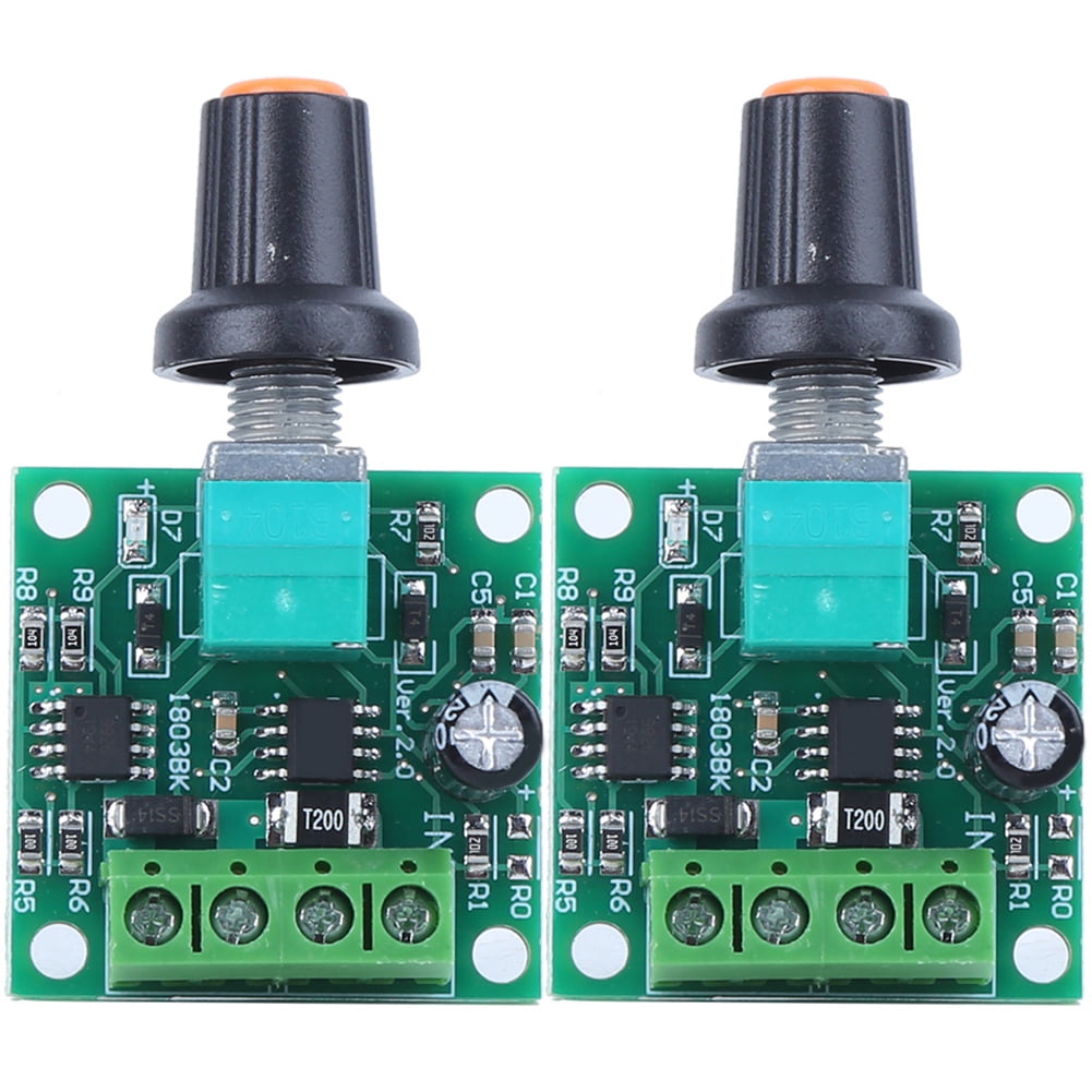 2pcs 1.8V 3V 5V 6V 12V2A PWM DC Motor Speed Controller Low Voltage ...