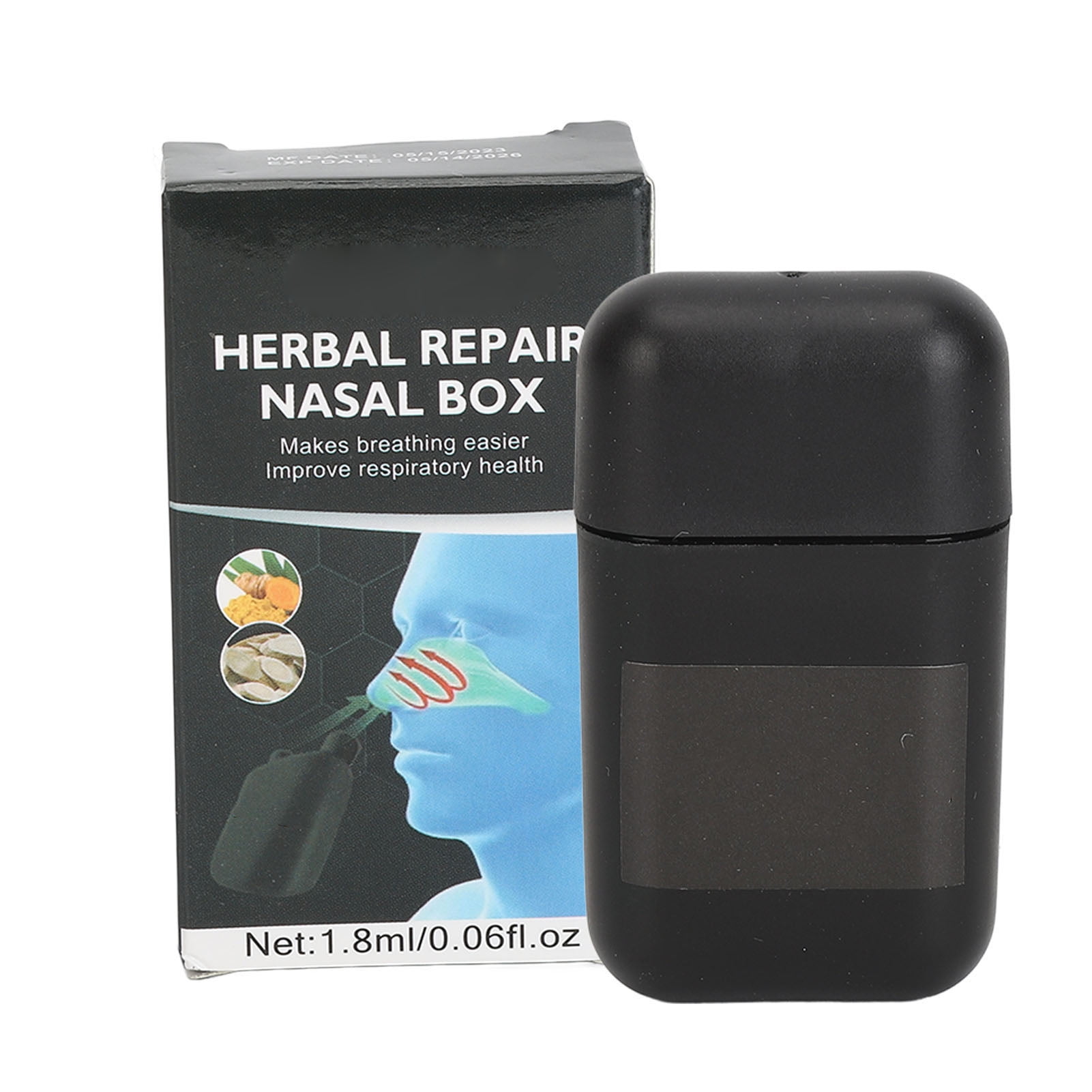2pcs 1.8ml Nasal Relief Inhaler Reduce Congestion Enhance Breathing ...