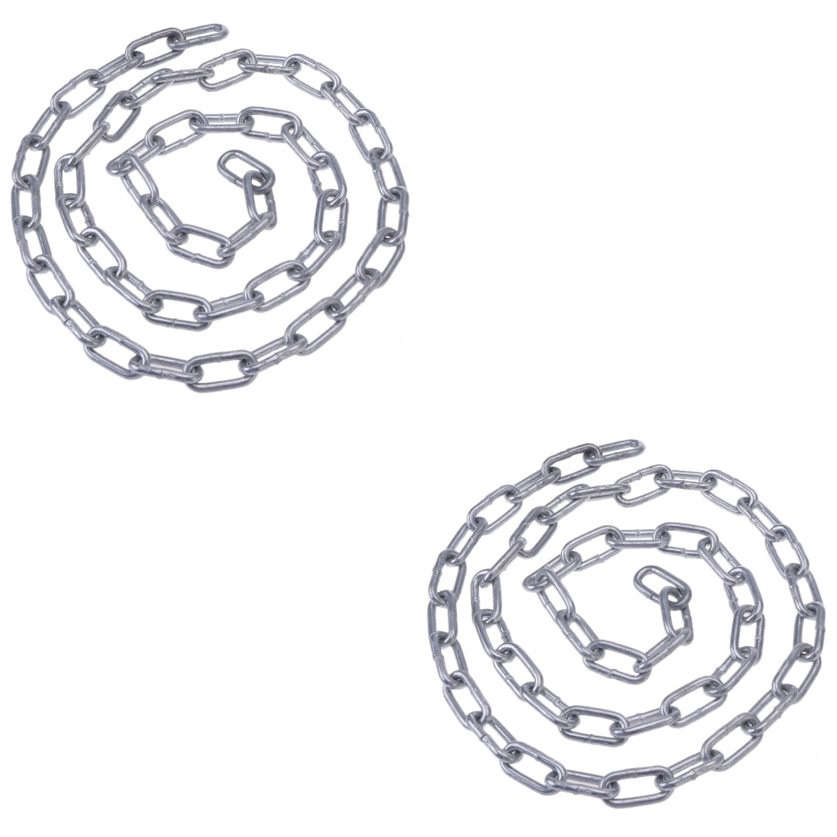 2pcs 1 Meter 3MM Diameter Zinc Plated Coil Chain Utility Chain ...