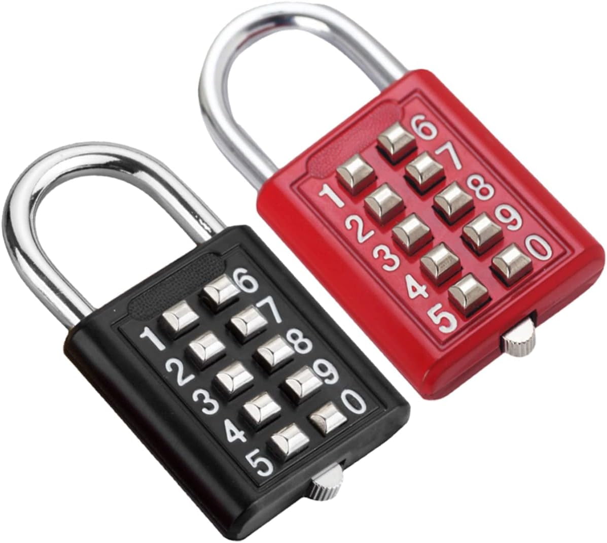 2pcs 10 Combination Lock for The Blind keytones Mix Padlocks for ...