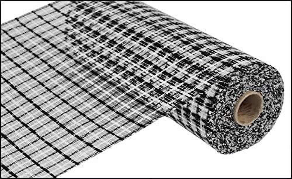 2pcs 10 inch x 30 feet Deco Mesh Ribbon (10 Inch x 30 feet, Basketweave ...