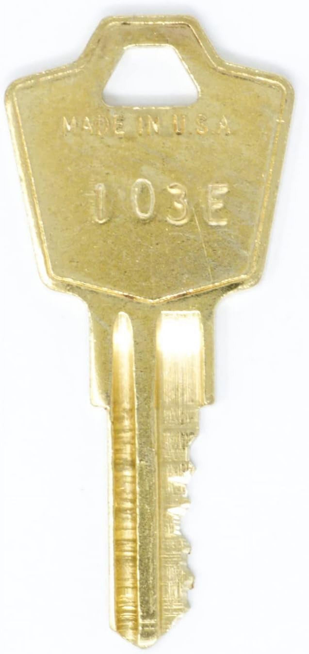 2pcs 103E File Cabinet Replacement Keys: 2 Keys - Walmart.com