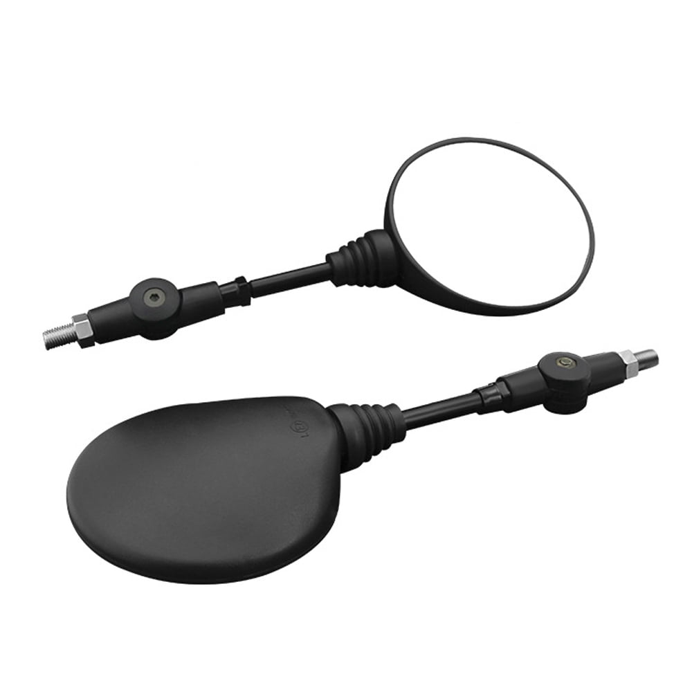 2pcs 10mm Scooter Rear Mirror Anti Fall Folding Round Mirror For Mirror