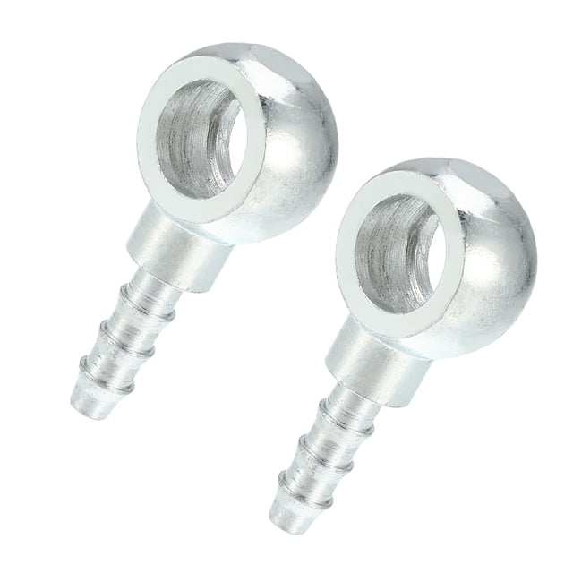 2pcs 10mm Diameter Car Banjo Hose Barb Bolt Fittings Universal Banjo ...