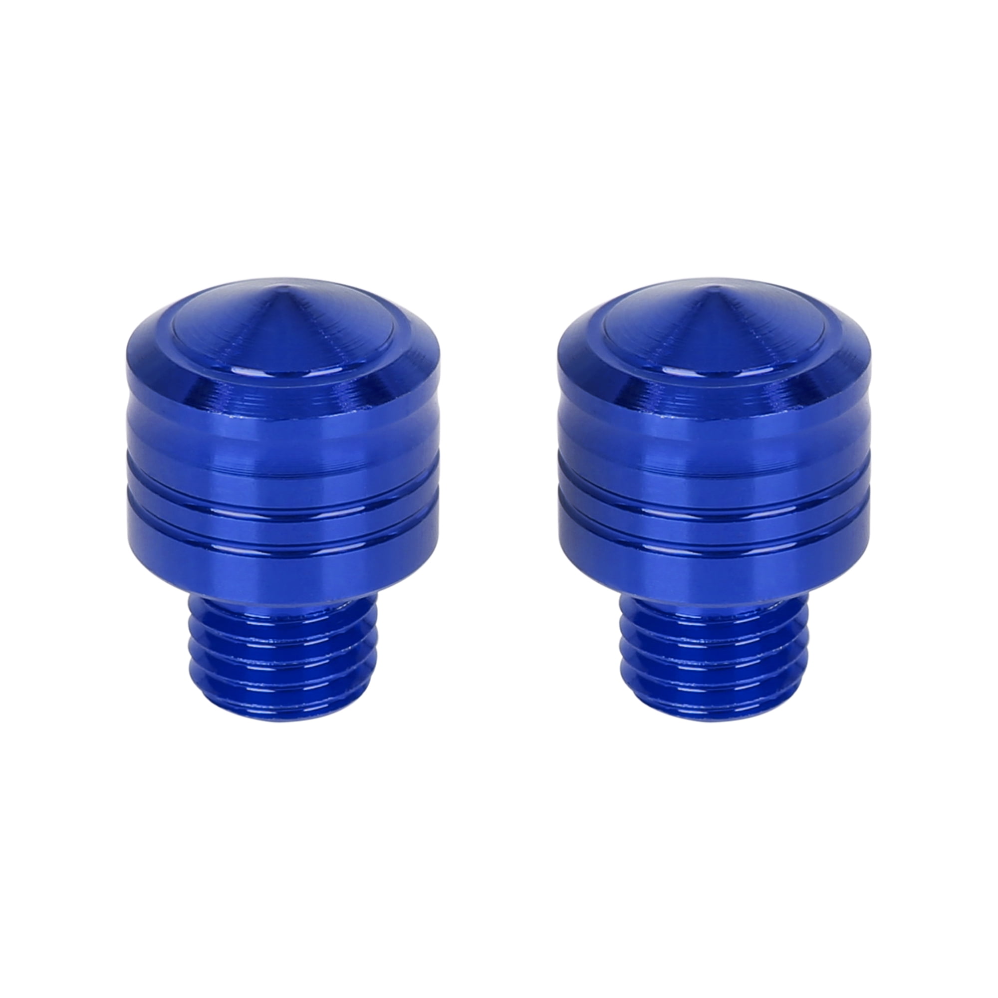 2pcs 10mm Motorbike Motorcycle Mirror Hole Plug Normal Screw Blue ...