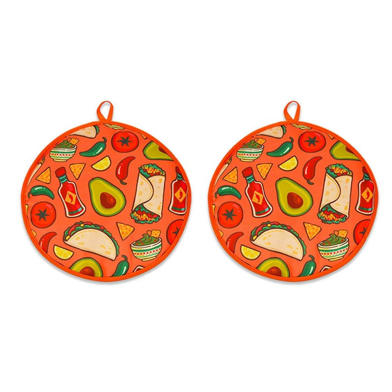 2pcs 12Inch Cloth Bag for Burrito,Portable Tortilla Warmer Pouch Home ...