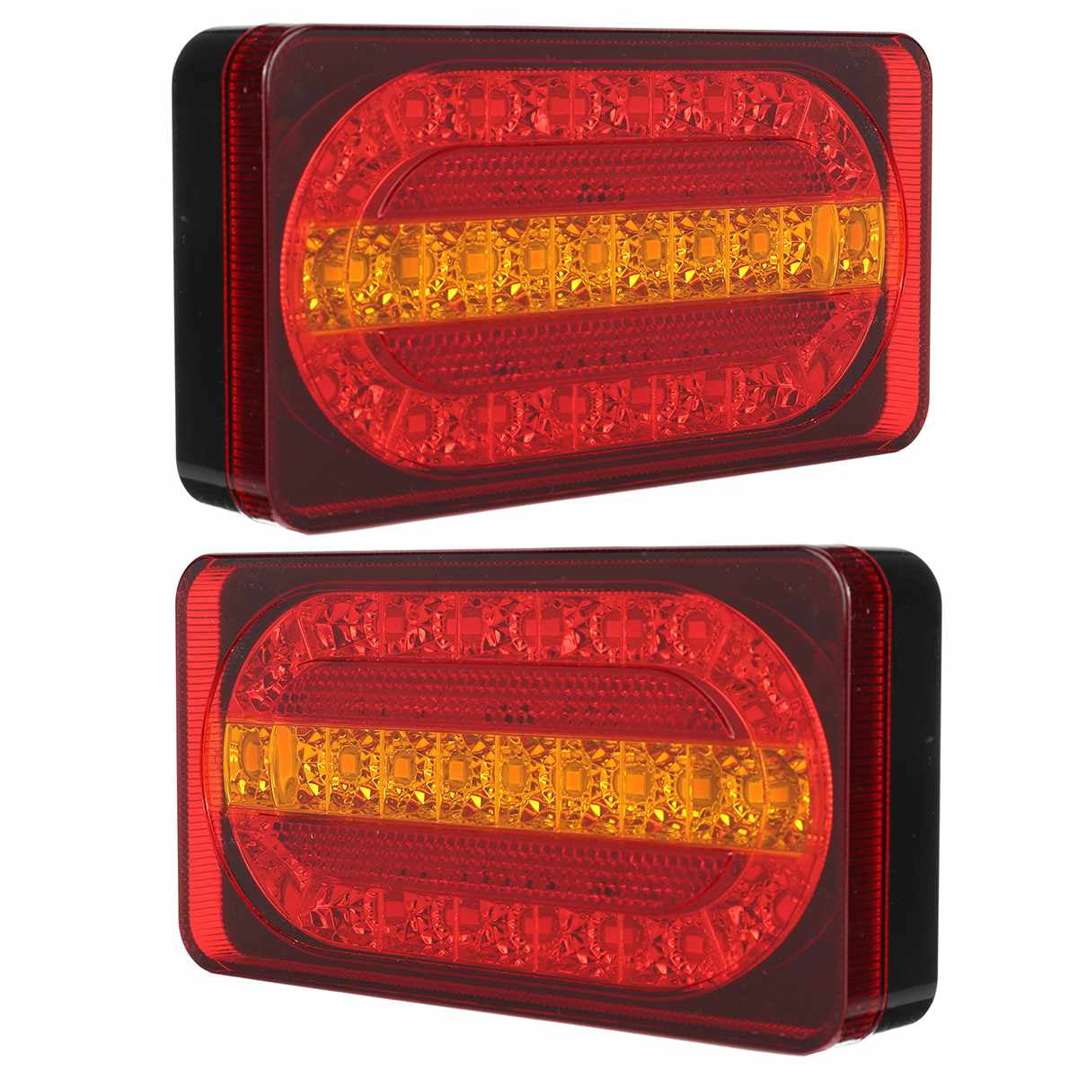 2pcs 12V Car Truck Tail Light Taillight Rear Brake Light Signal Lamp ...