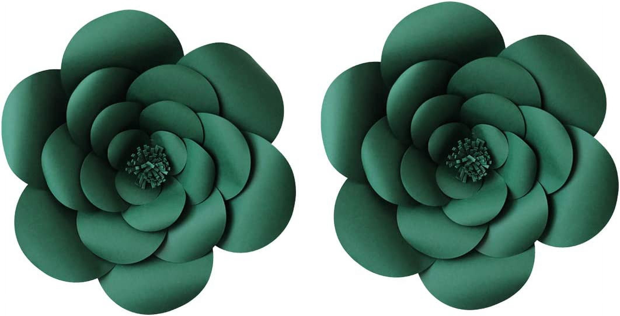 2pcs 12ih Paper Flower Backdrop Decoration Party Paper Flower Wedding ...