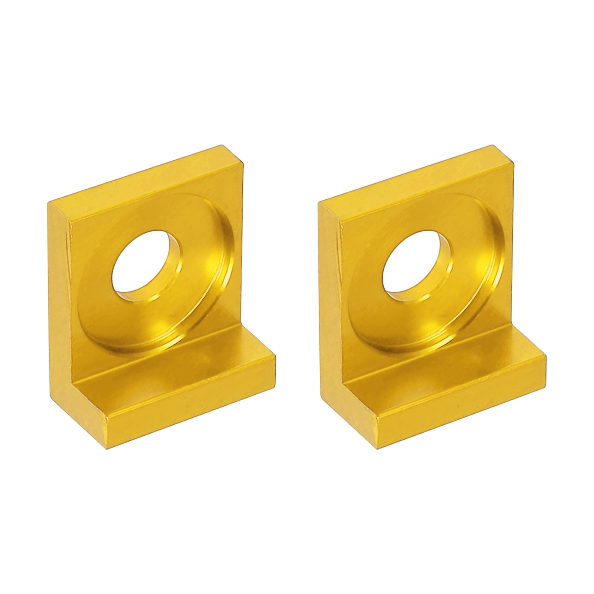 2pcs 12mm Hole Dia Chain Adjuster Block Tensioner Replacement Gold Tone ...