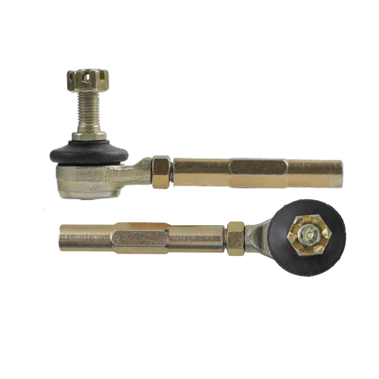 2pcs 135mm (5.3")10mm Thread Steering Tie Rod with End Ball Joint for ...
