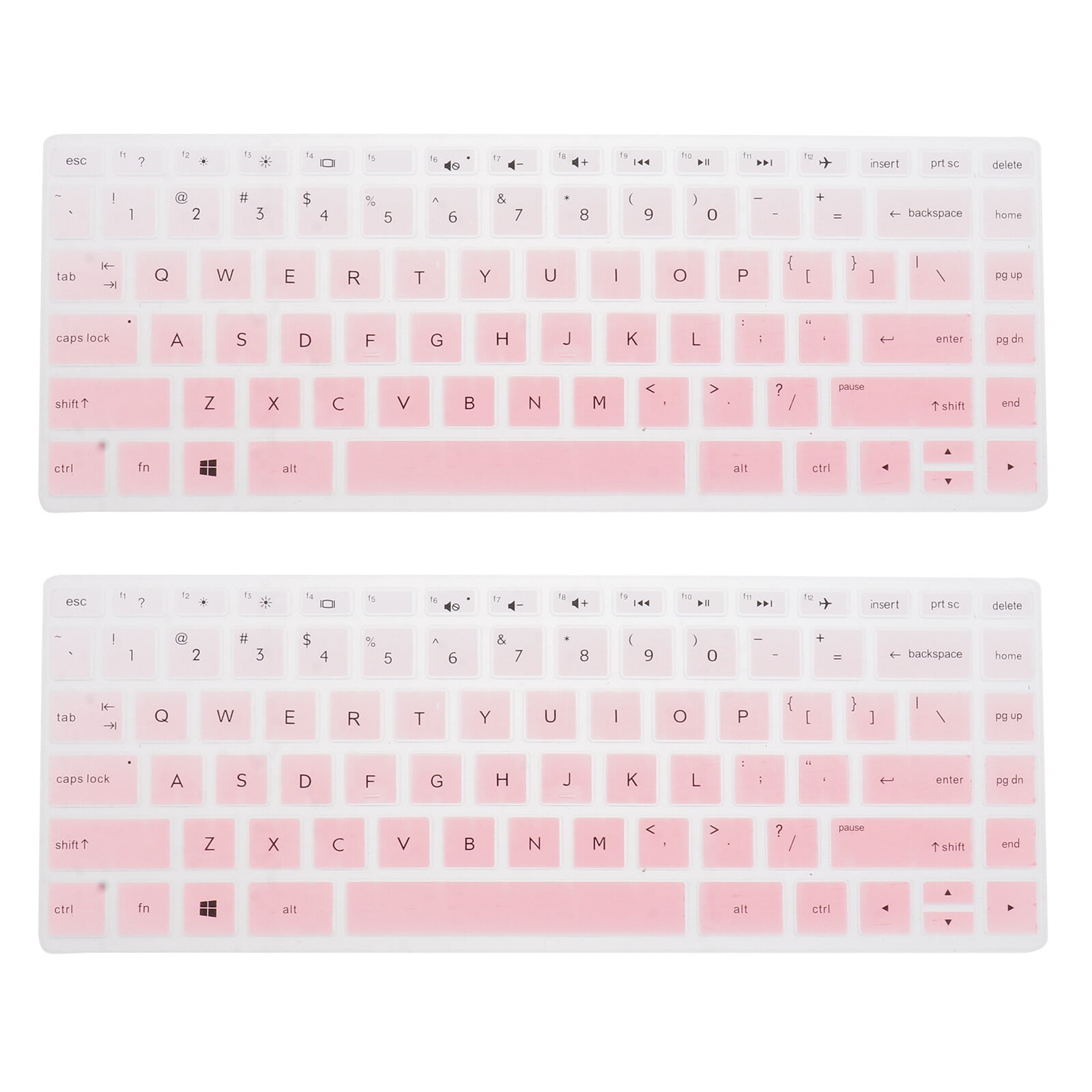 2pcs 14 Inches Computer Keyboard Cover Silicone Keyboard Protective ...