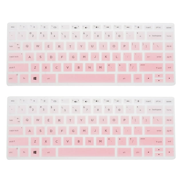 2pcs 14 Inches Computer Keyboard Cover Silicone Keyboard Protective ...