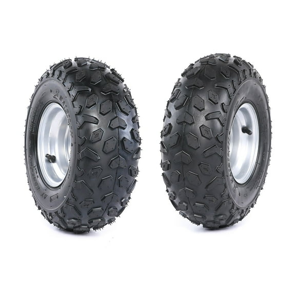 2pcs 145/70-6 Wheel Tire Rim 6'' ATV Quad Go kart Taotao DoodleBug ...