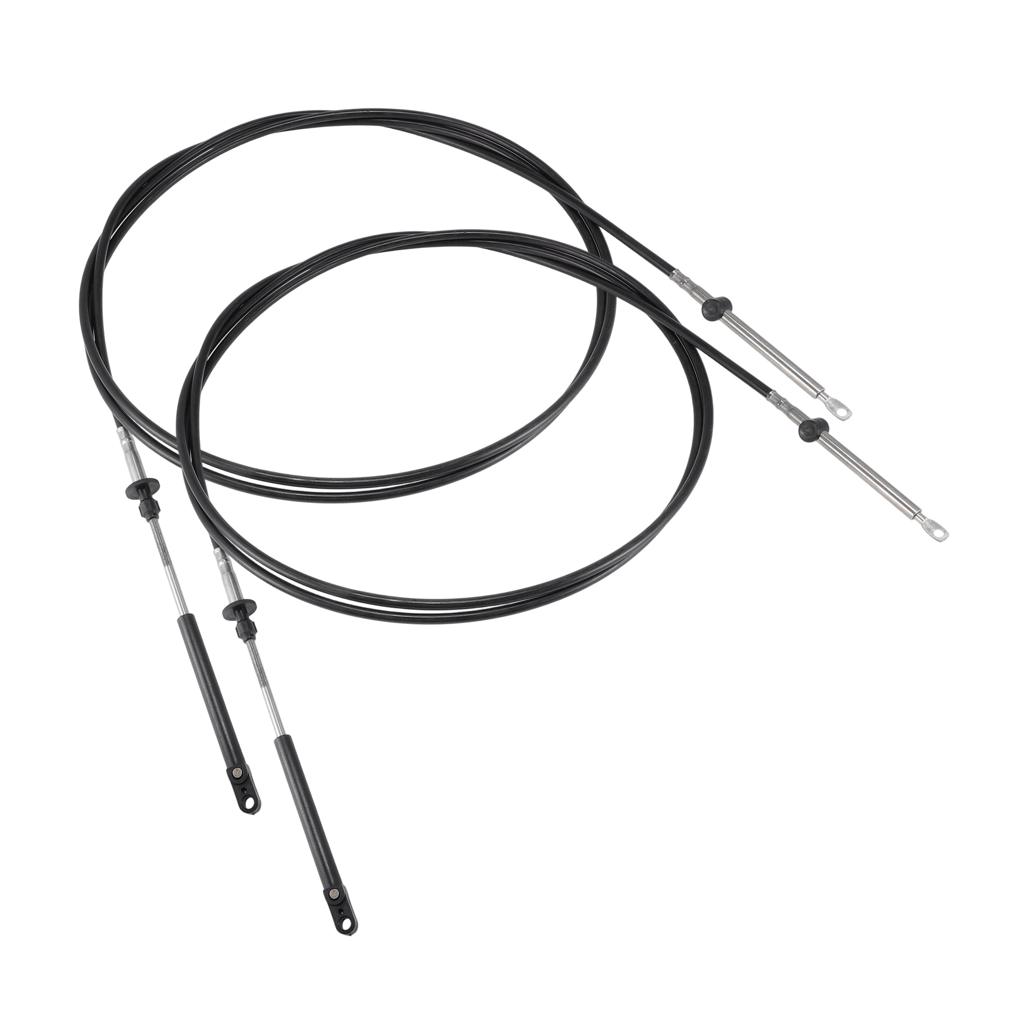 2pcs 15FT Boat Throttle Shift Control Cable Marine Outboard Remote ...
