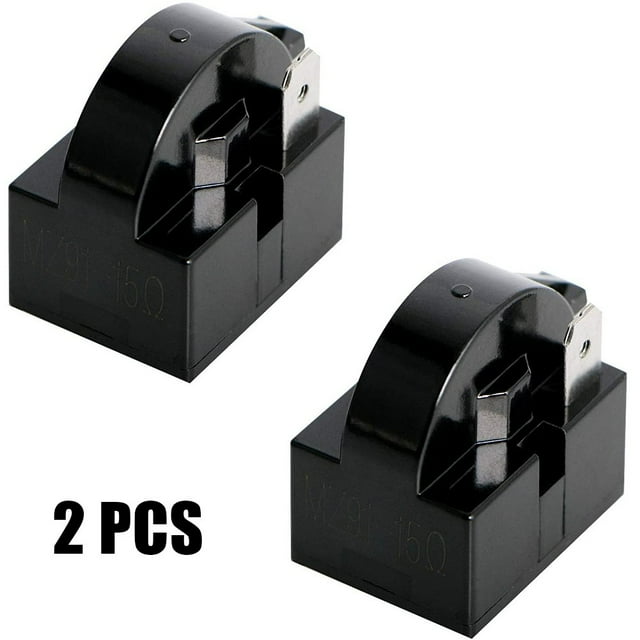 2pcs 15Ohm 2 Pin Refrigerator PTC Start Relay Replacement For Mini ...