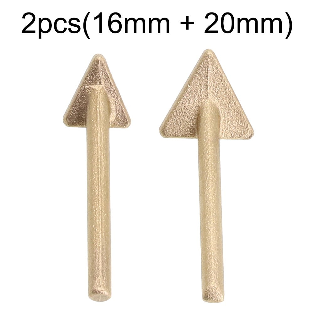 2pcs 16/20mm Plastic Repair-Welding Tips Triangular Soldering Iron Head ...