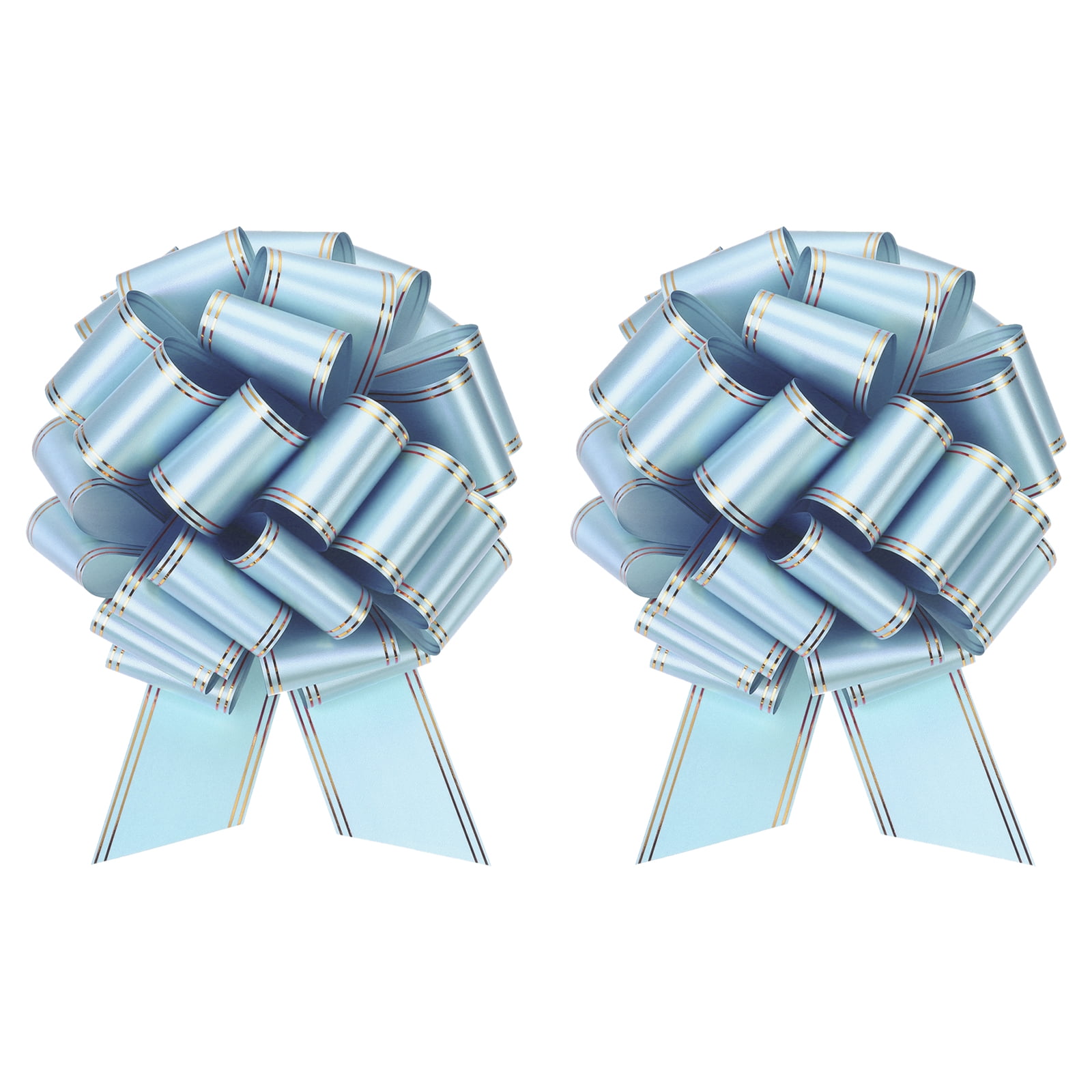 2pcs 16 Inch Giant Large Pull Bow Big Metallic Car Bows Ribbon with ...