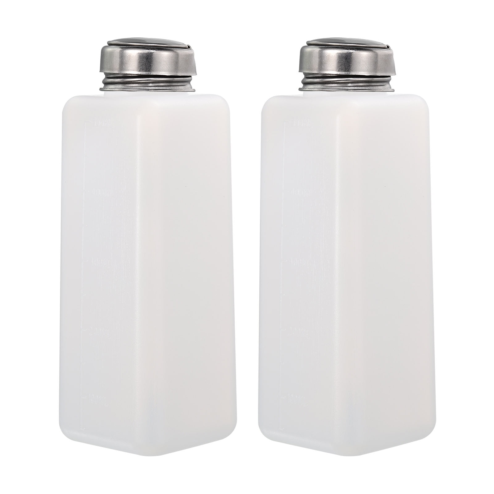 2pcs 17 Oz/500ml Alcohol Push Down Pump Dispenser Bottle Press Liquid ...