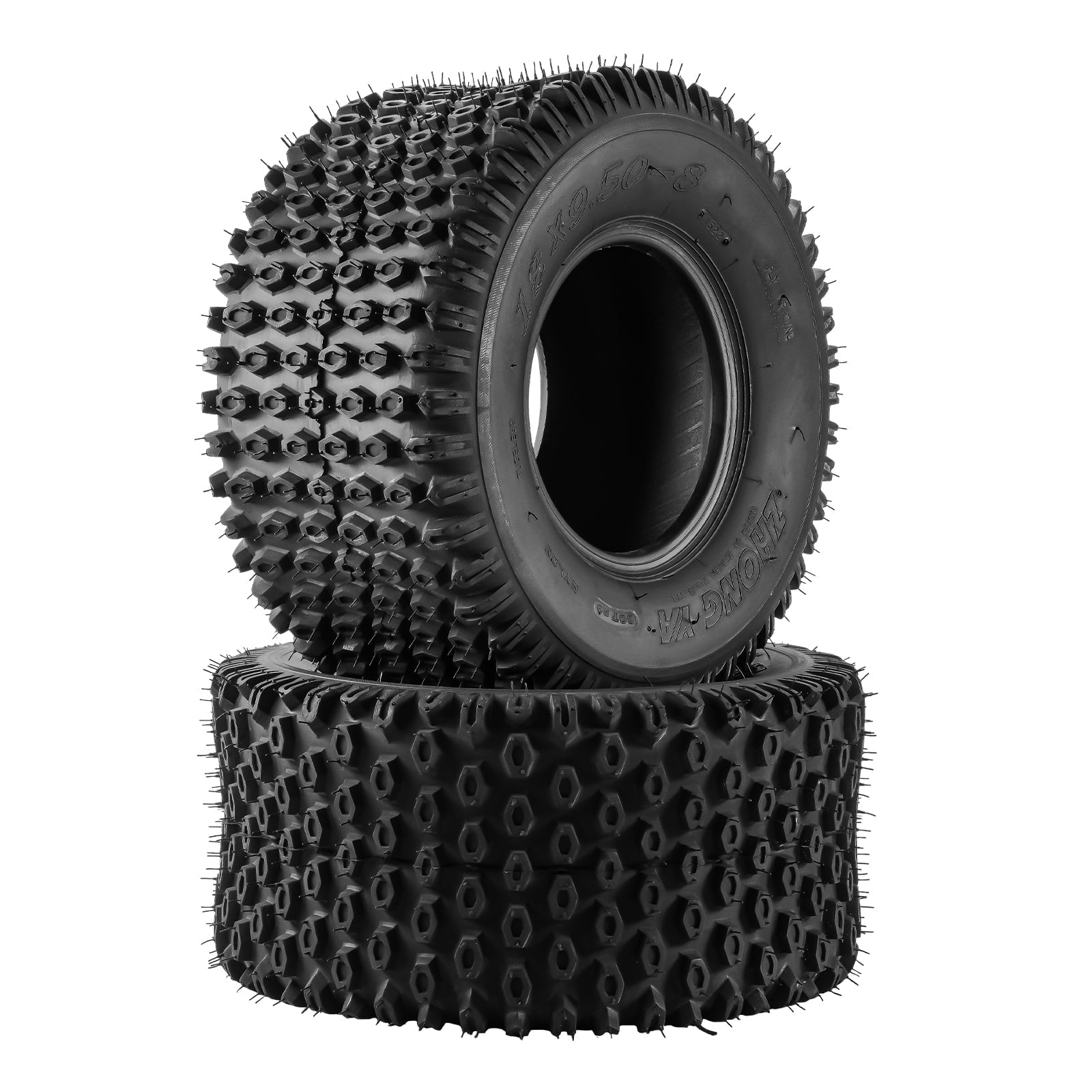 2pcs 18×9.5-8 ATV Tires 4 PR 18×9.5×8 Heavy Duty ATV UTV All Terrain ...
