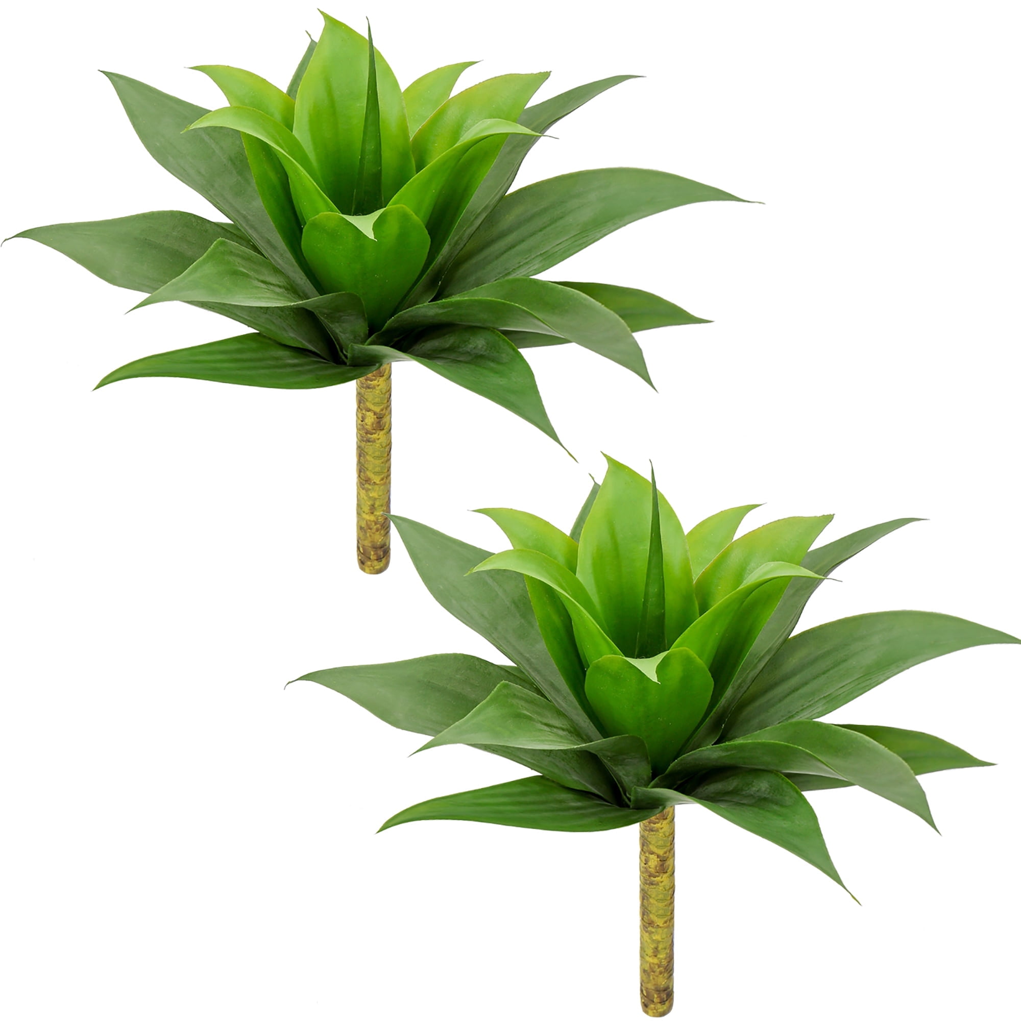 2pcs 18 Inch Artificial Agave Succulent Plants Large Size Faux ...