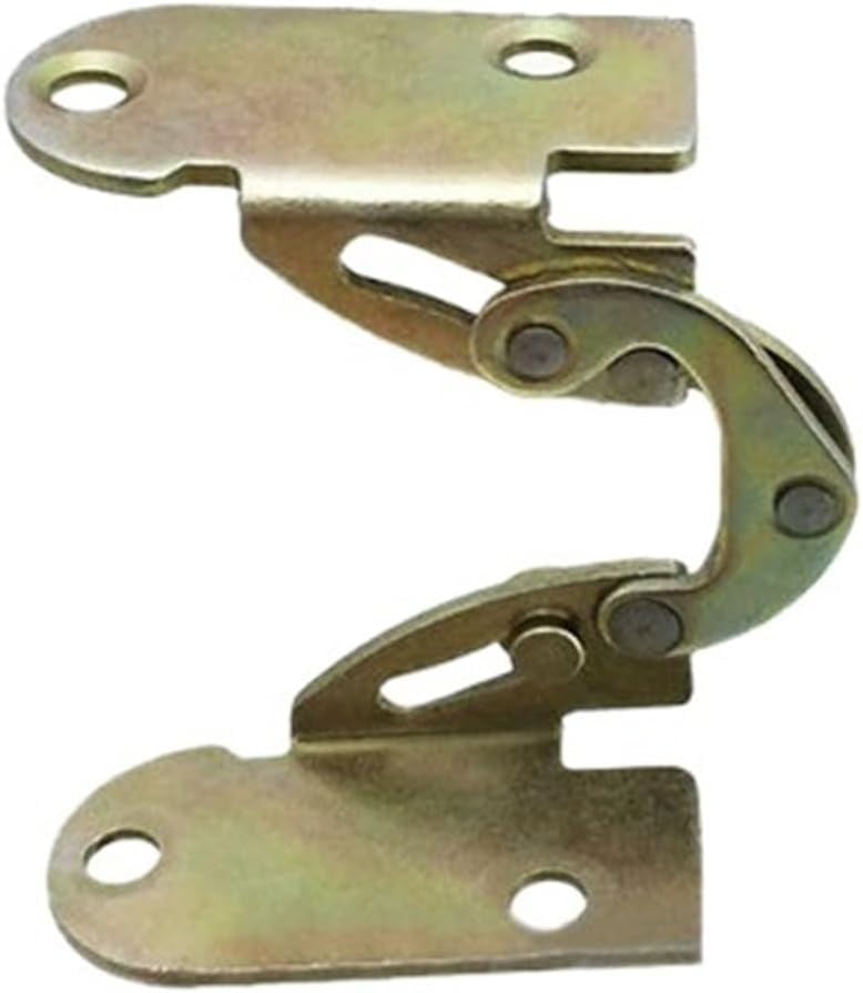 2pcs 180 Degree Flap Hinge Iron Hidden Folding Hinge for Dining Table ...