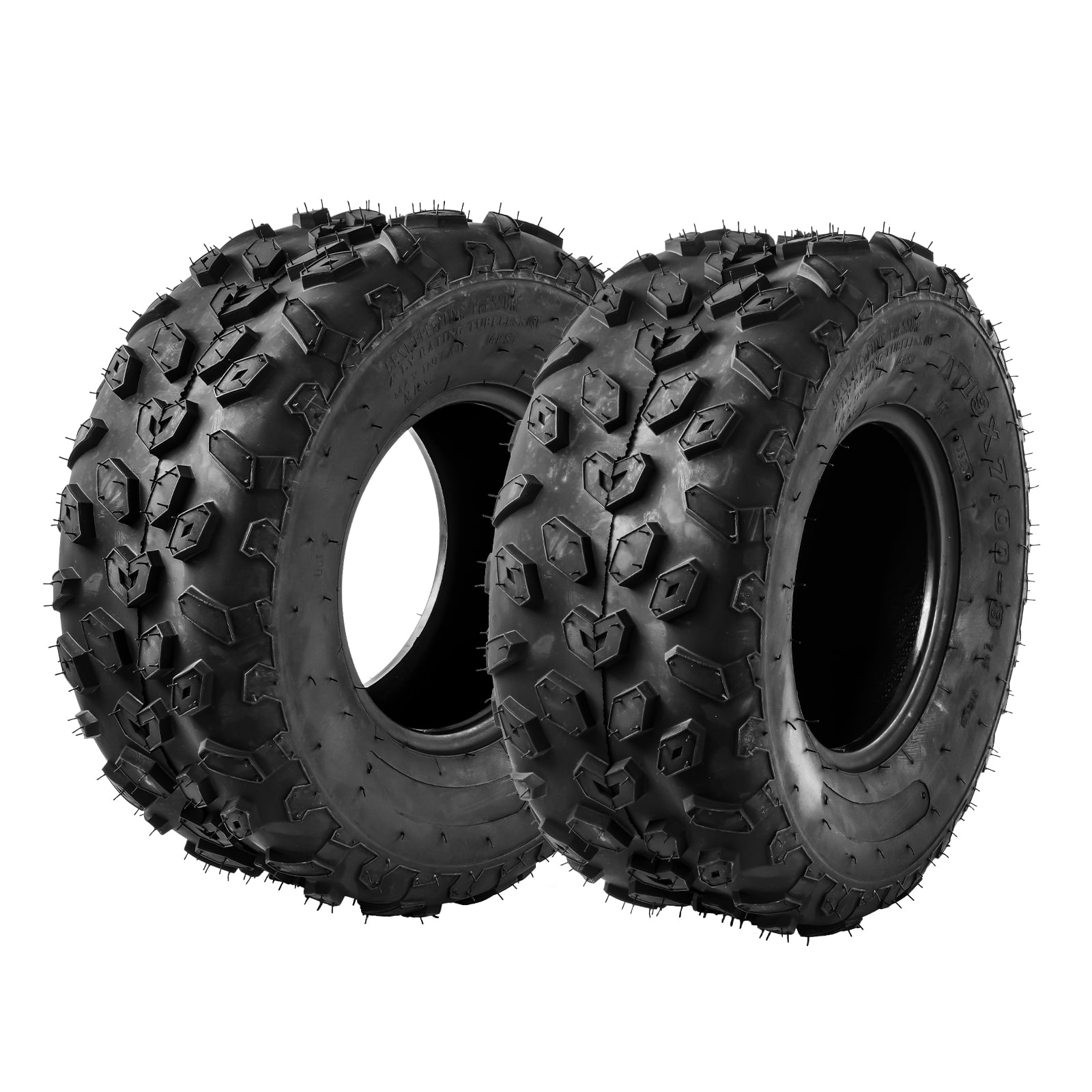 2pcs 19×7-8 ATV Tires 4 PR 19×7×8 Heavy Duty ATV UTV All Terrain Fit ...