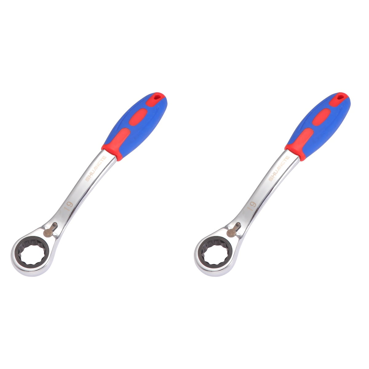 2pcs 19MM Two-way Ratchet Quick-Release Easy to Use Tooth Round Head ...