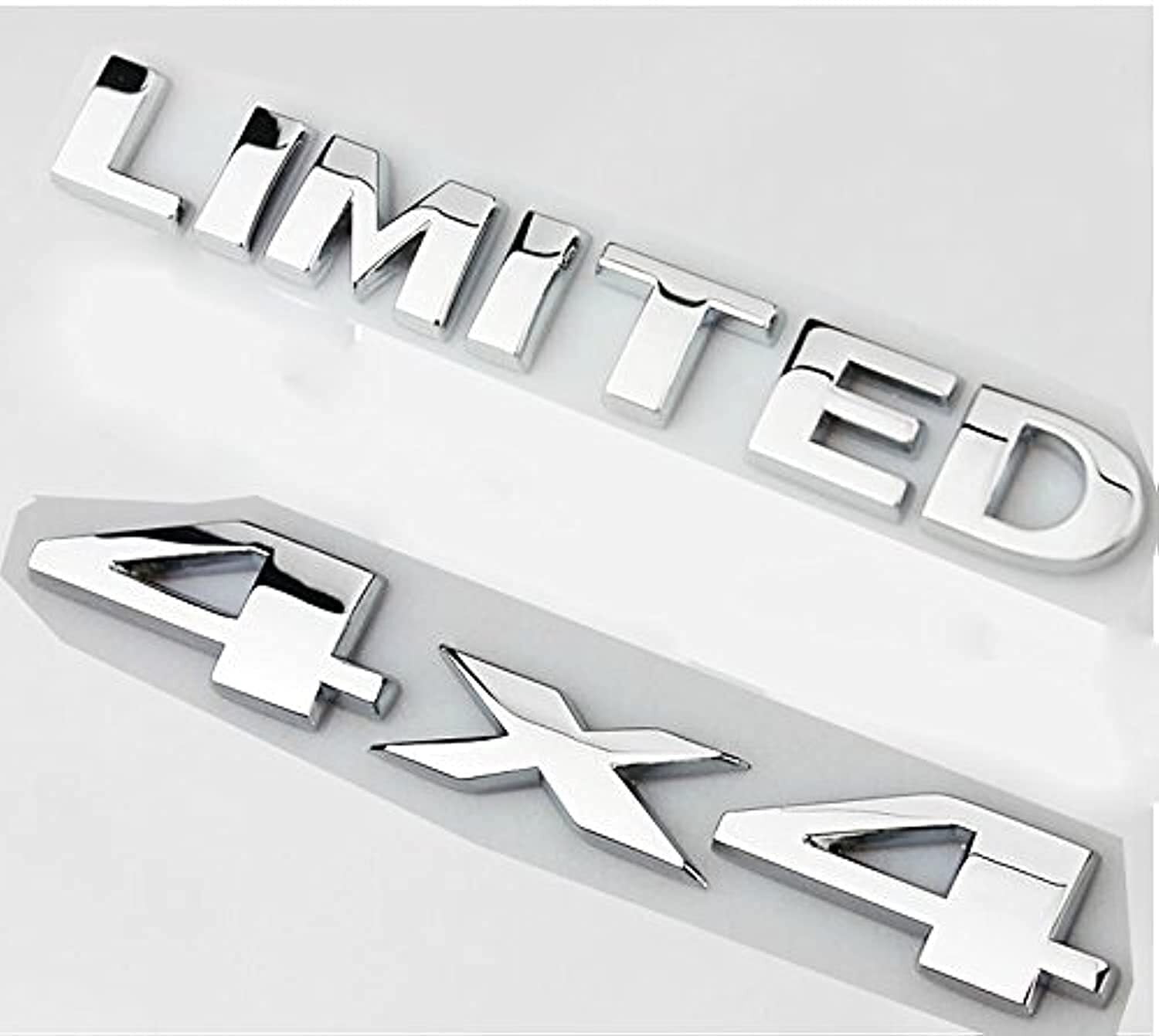 2pcs(1set) Auto Tuning 4 X 4 Logo 3D Decal Emblem Logo Sticker Liberty ...