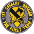 2pcs 1st Cavalry Division Patch The First Team - Walmart.com