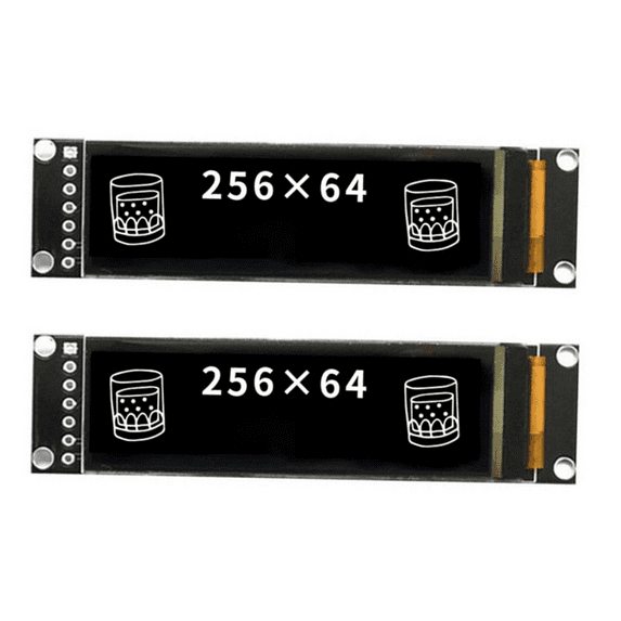 2pcs 2.08 Inch OLED Display Module 256x64 Dot Matrix SH1122 Driver 7 ...