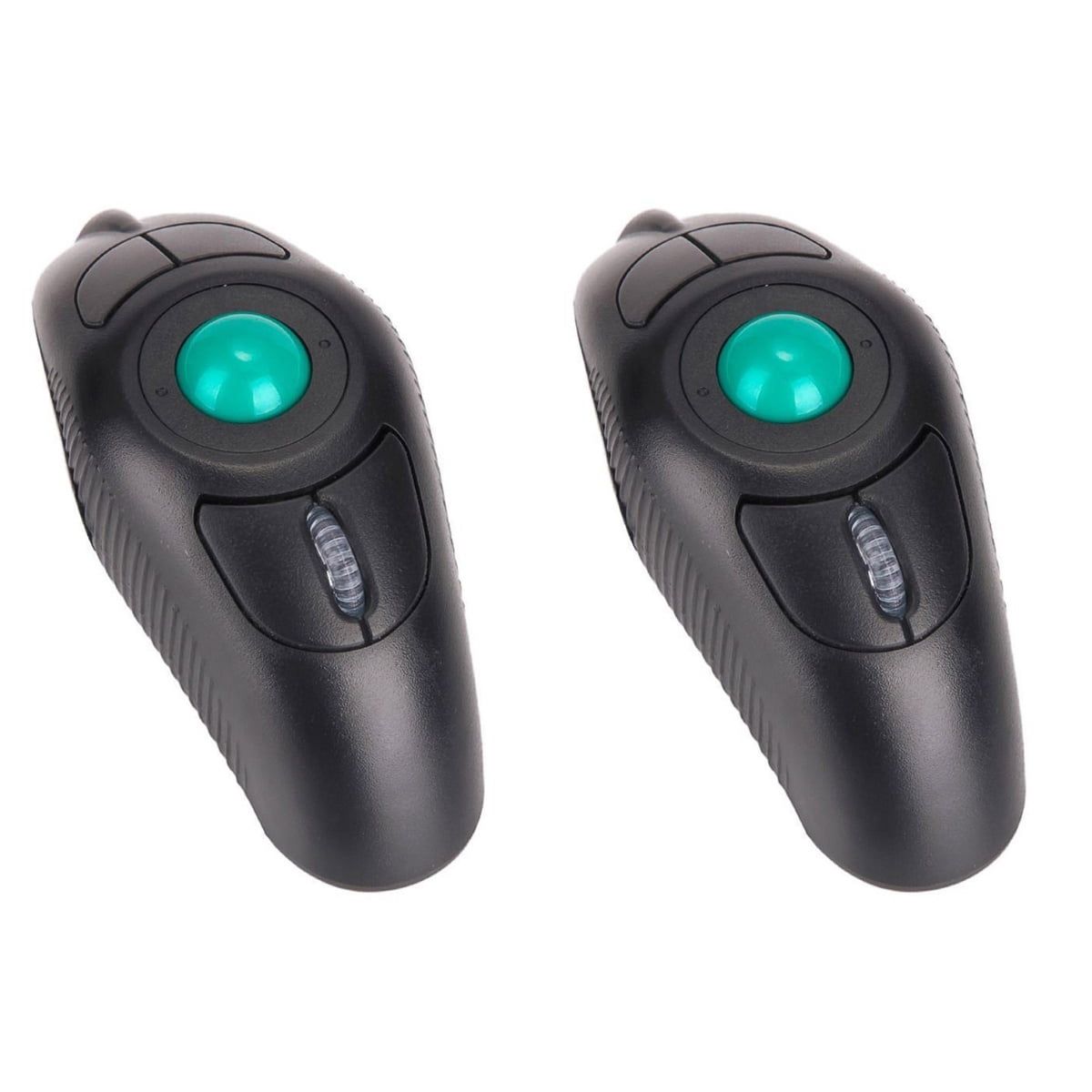 2pcs 2.4G Wireless Air Mouse Handheld Trackball Mouse USB Port Thumb ...