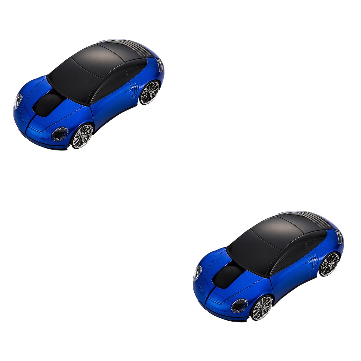2pcs 2.4GHz 3D Car Shape Wireless Optical Mouse USB Gaming Mouse ...