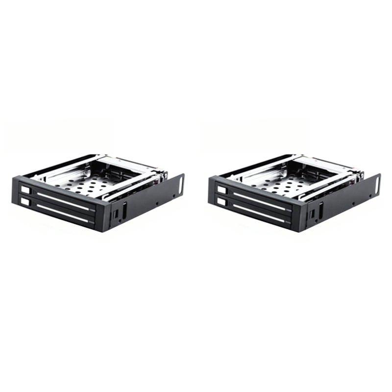 2pcs 2.5 Inch Floppy Disk Drive Tray 2-Bay Disk Drive for HDD/SSD Hard ...
