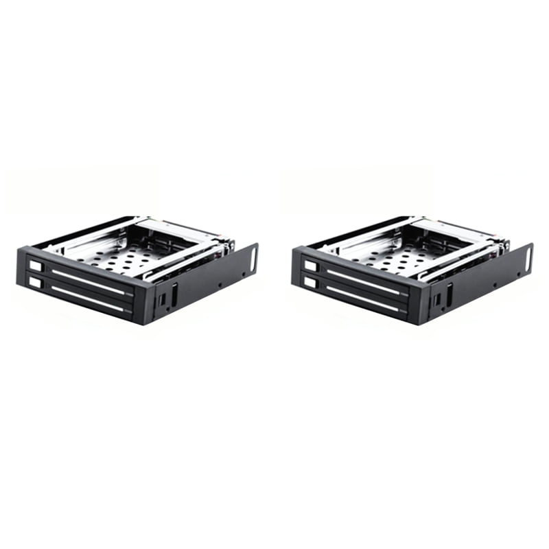 2pcs 2.5 Inch Floppy Disk Drive Tray 2-Bay Disk Drive for HDD/SSD Hard ...