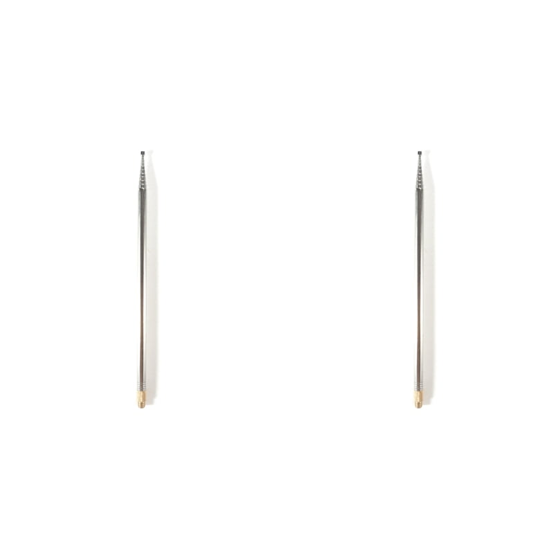 2pcs 2.5M Stainless Steel Whip Antenna for Radio Communication -12 -7 ...