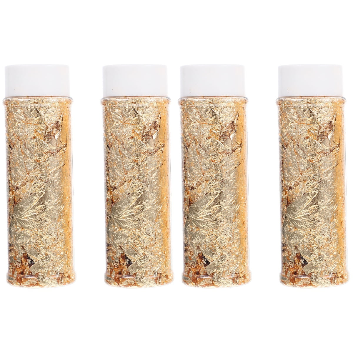 2pcs 2 Bottles of Chocolate Gilding Flakes Dessert Gold Foil Flakes ...